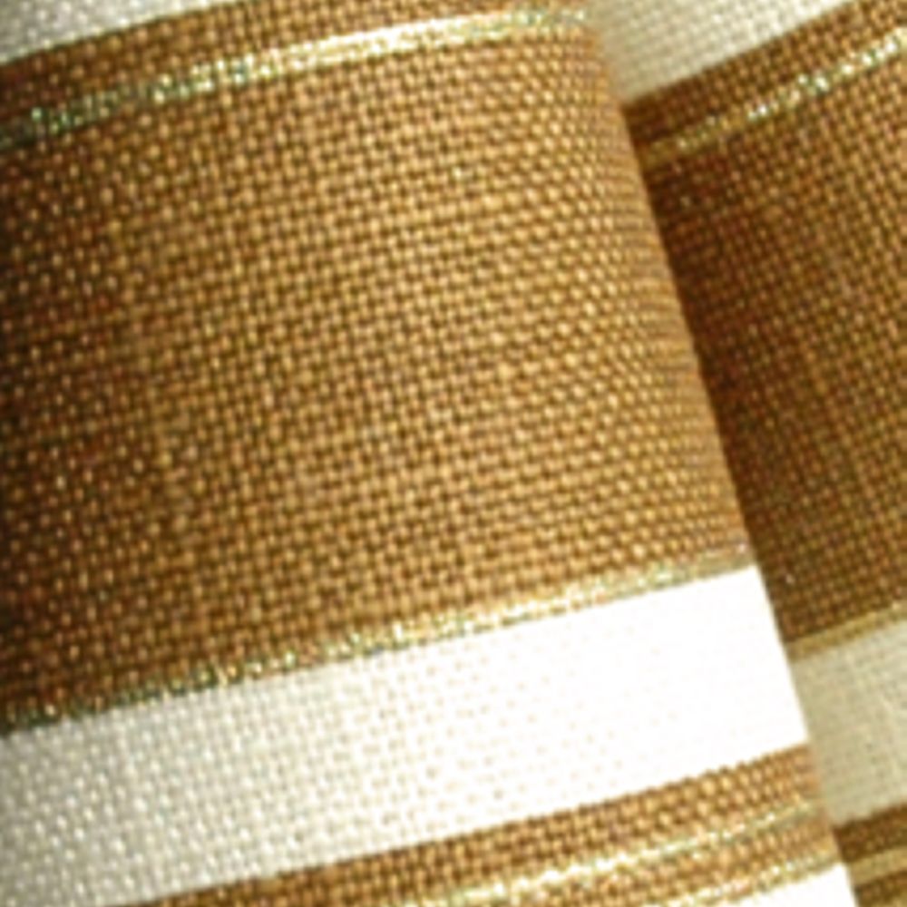 Hand printed fabric - Bar Linen Fabric