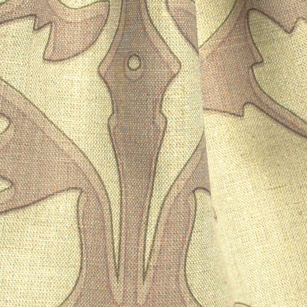 Hand printed fabric - Damascus Linen